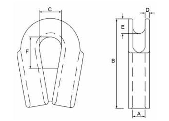 Tubular Thimble SCG Type Wholesale Rope Thimbles China Supplier | LG ...