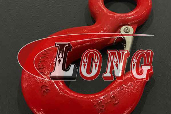 G80 320 Eye Sling Hoist Hook with Latch Wholesale G80 Hooks China Supplier | LG RIGGING®