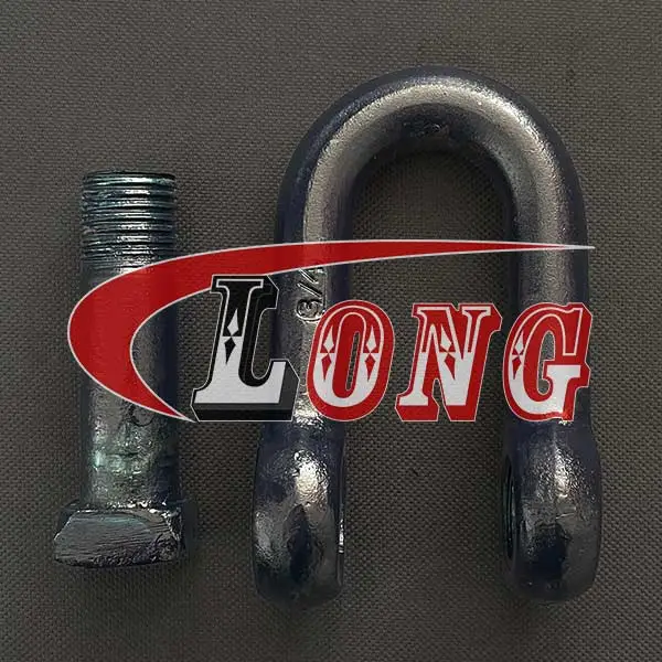 Trawling Shackle D Type Blue Painted Square Head Pin Wholesale Trawling ...